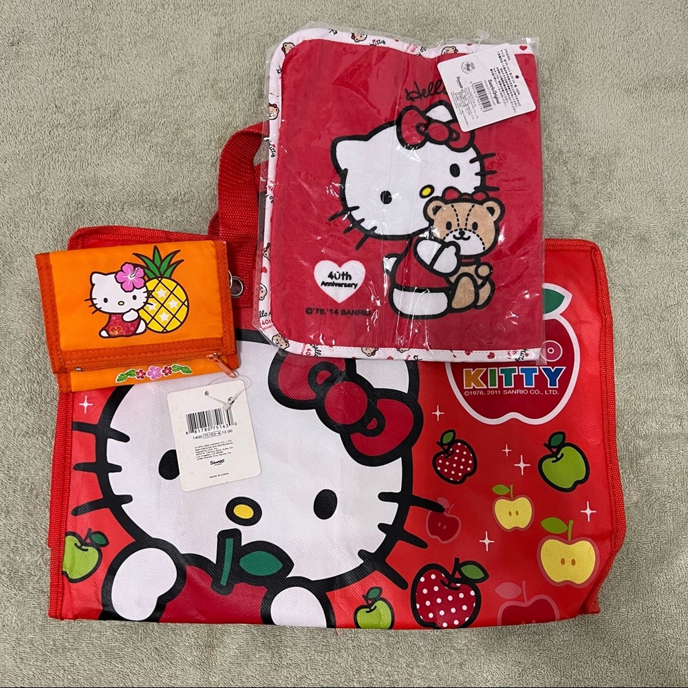 Authentic Assorted Hello Kitty Items (Wallet, Bag, To… - Gem